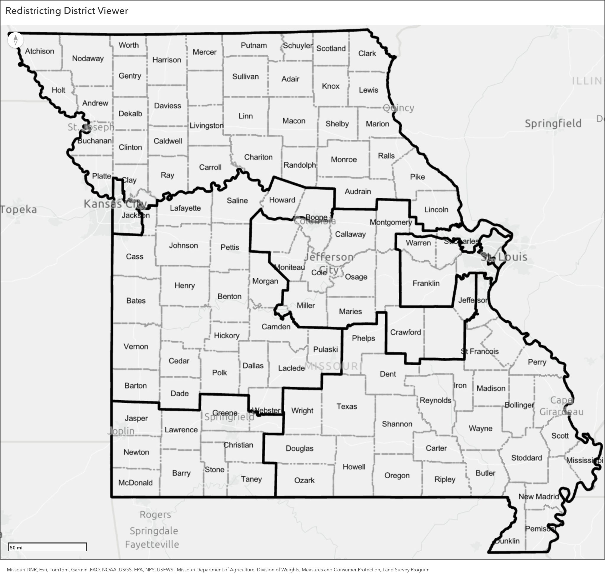Partisan Redistricting and Missouri’s New Electoral Maps – The Hilltop ...